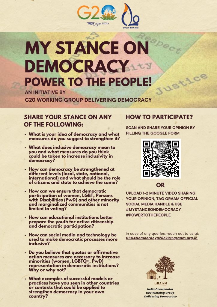 My Stance on Democracy: Power to the People - GRAAM